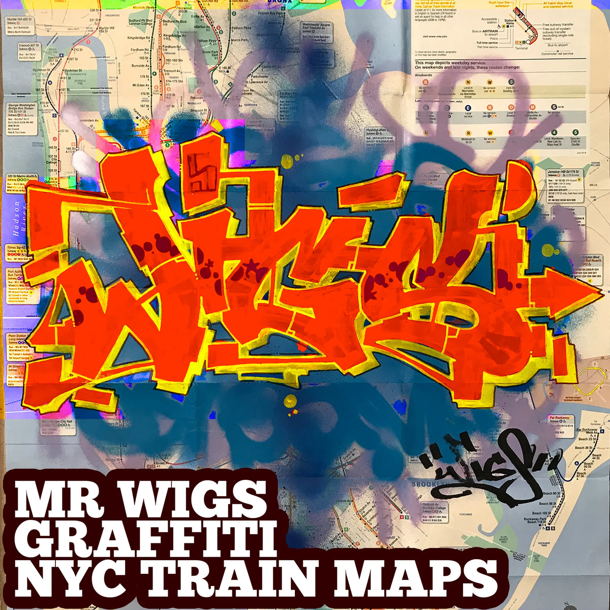 NYC GRAFF MAPS – Wigz & Co.
