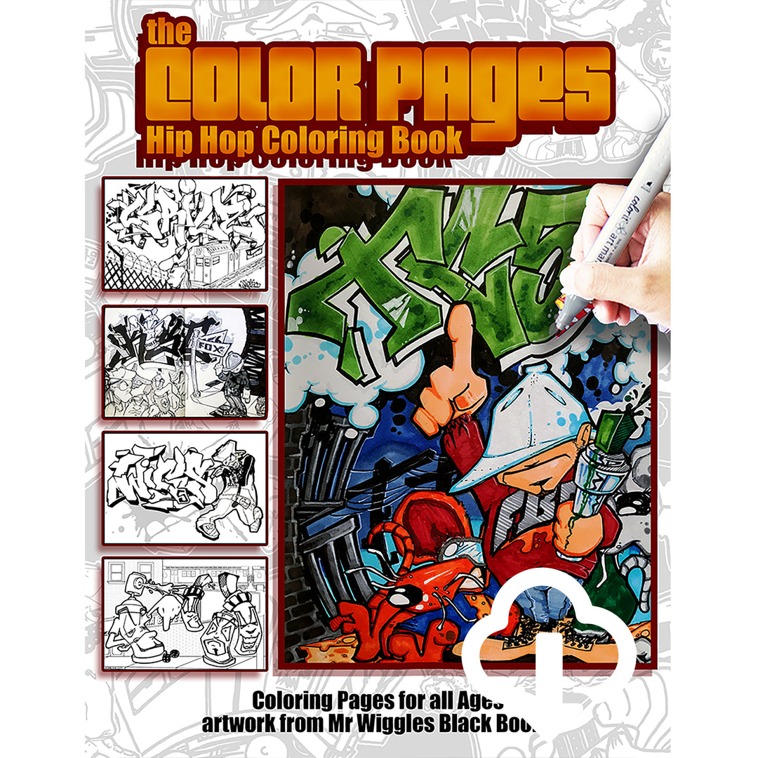 Hip Hop Digital Coloring Book – Wigz & Co.